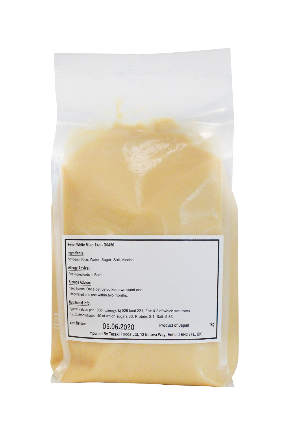 Tazaki Foods Ireland | Masuya Sweet White Miso 1kg